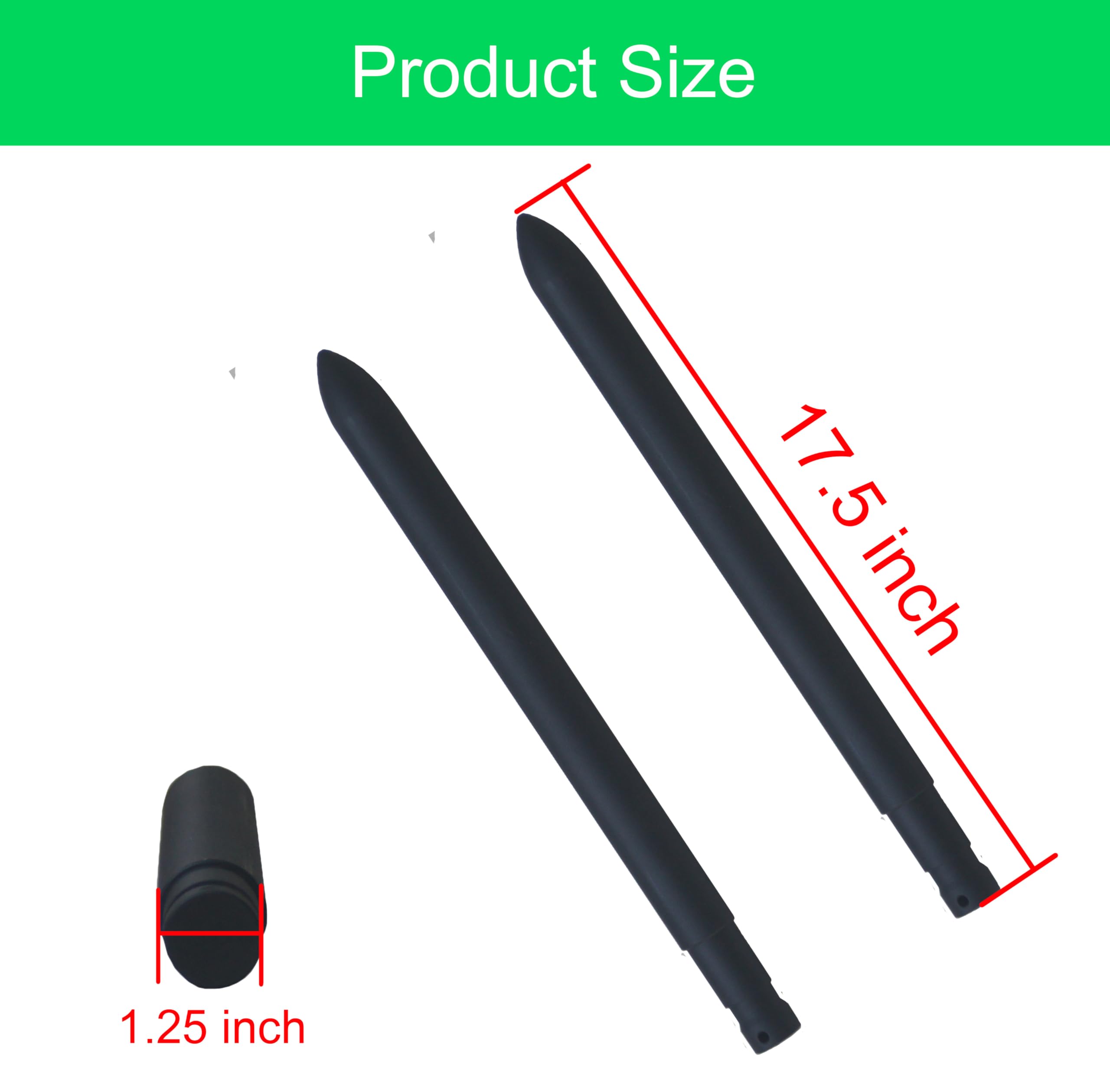 Snapklik.com : 17.5" Stabilizer Hay Bale Spear Without SleevesBlack ...
