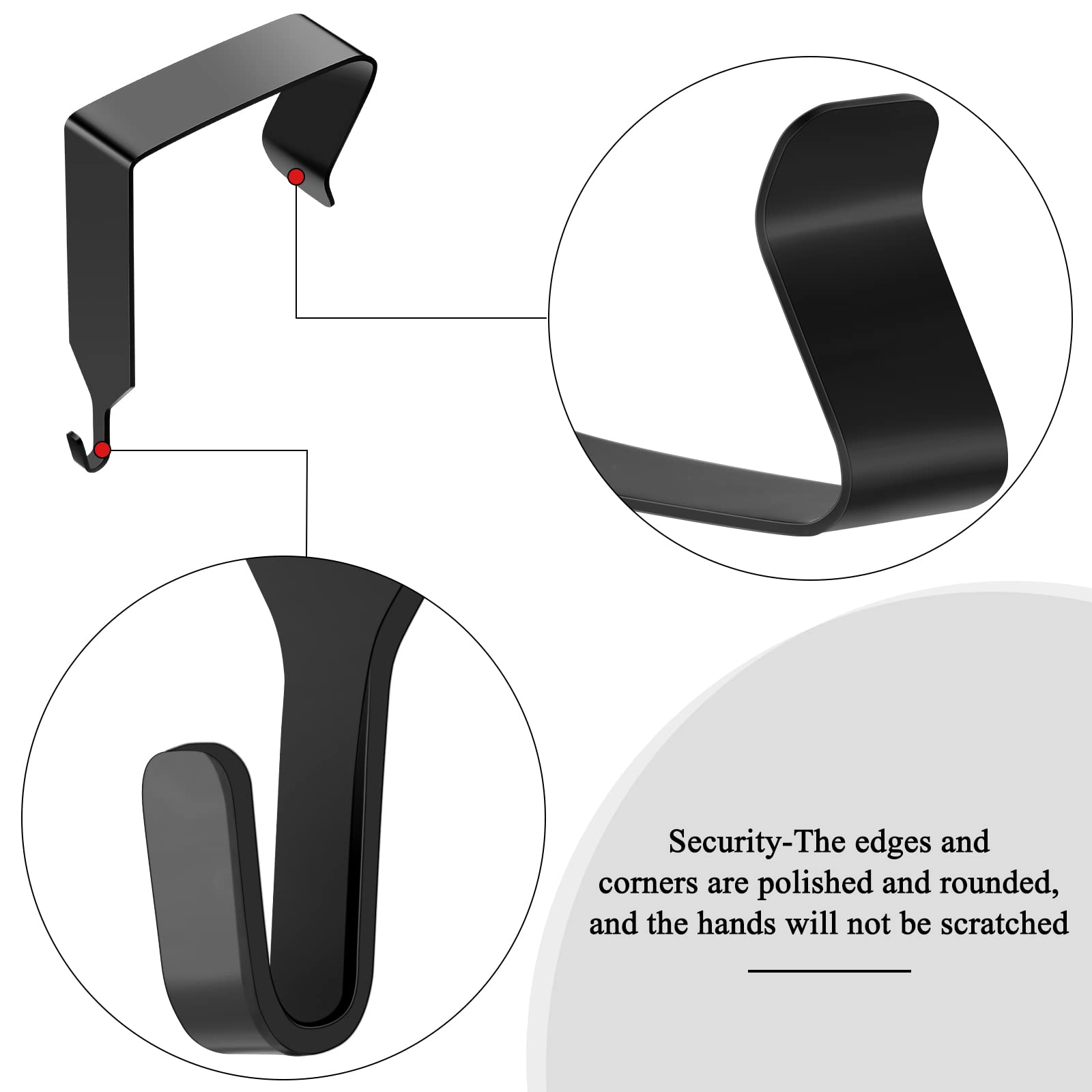 Snapklik.com : Funrous Over The Door Hook Panel Wall Metal Cubicle ...