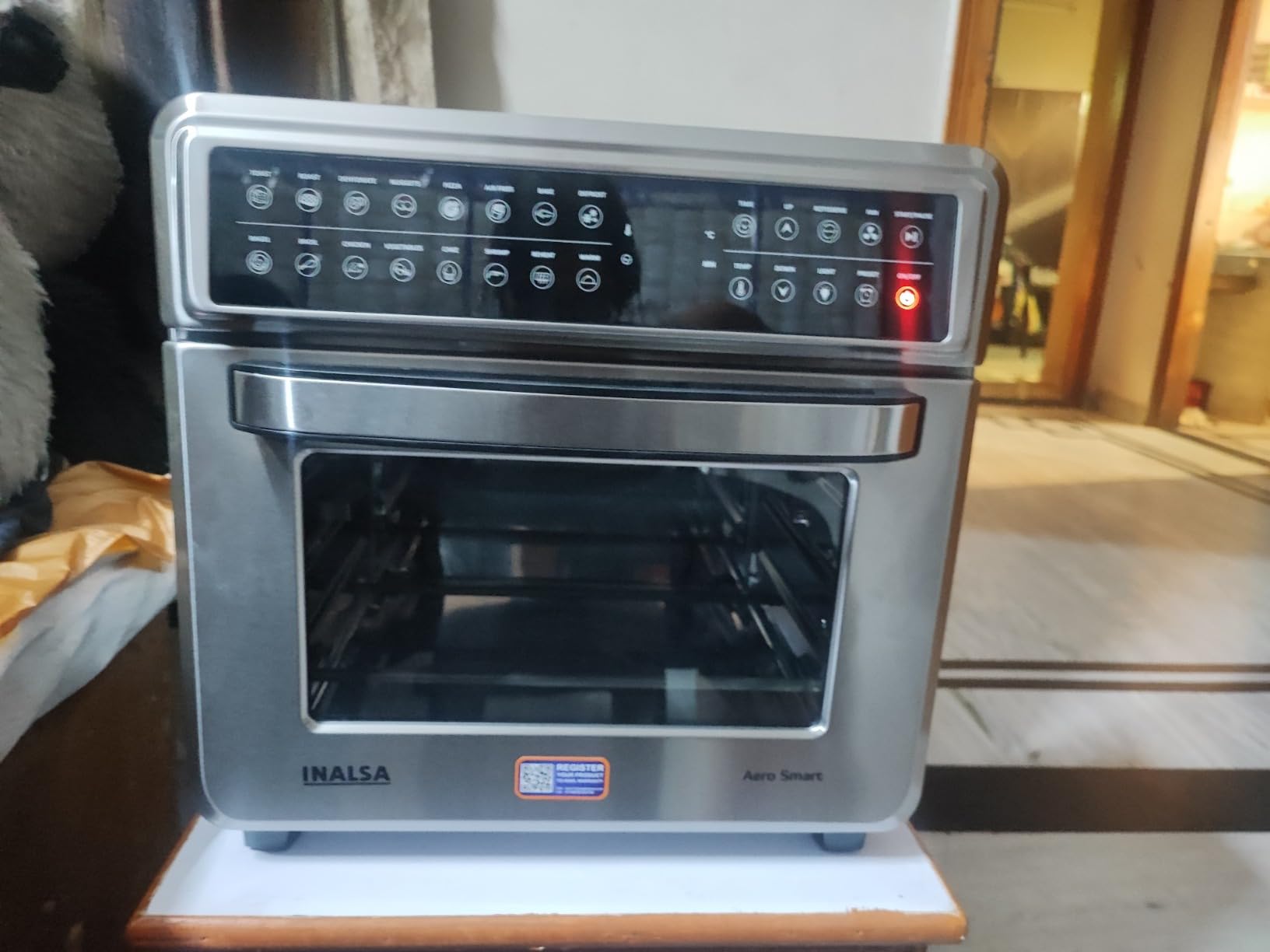INALSA Air fryer,Oven,Steamer,Rotisserie,Convection|1700 W & 15 Ltr|9 ...