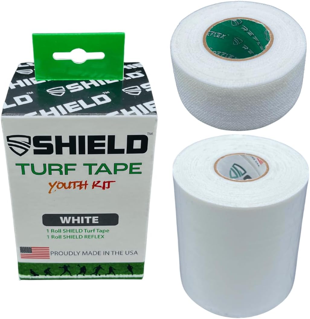 Amazon.com: Shield Youth Turf Tape for Football – Protective Skin Tape ...