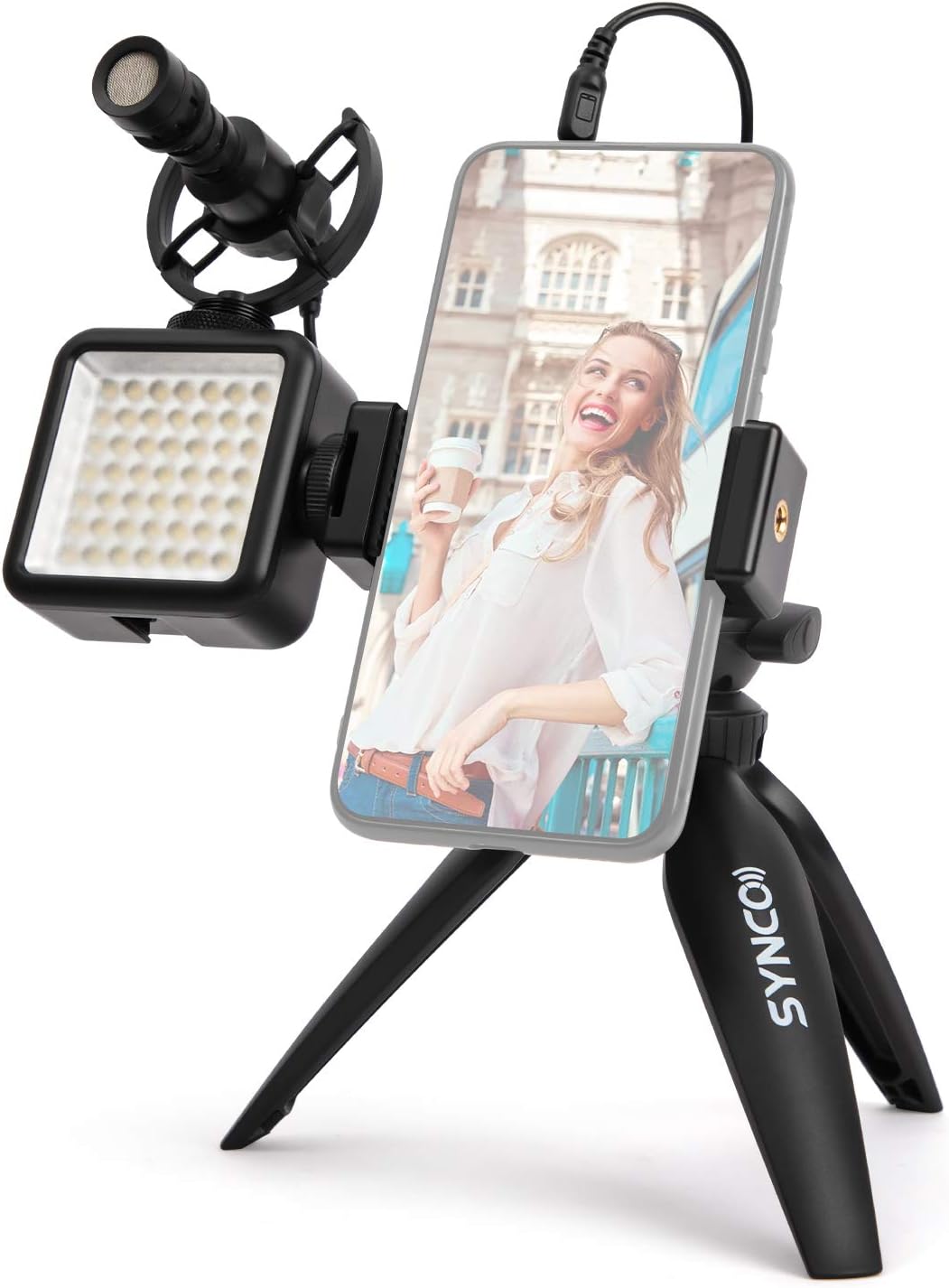 Smartphone-Video-Microphone-Vlogger-Kit, SYNCO Vlogger Kit 2 Shotgun ...