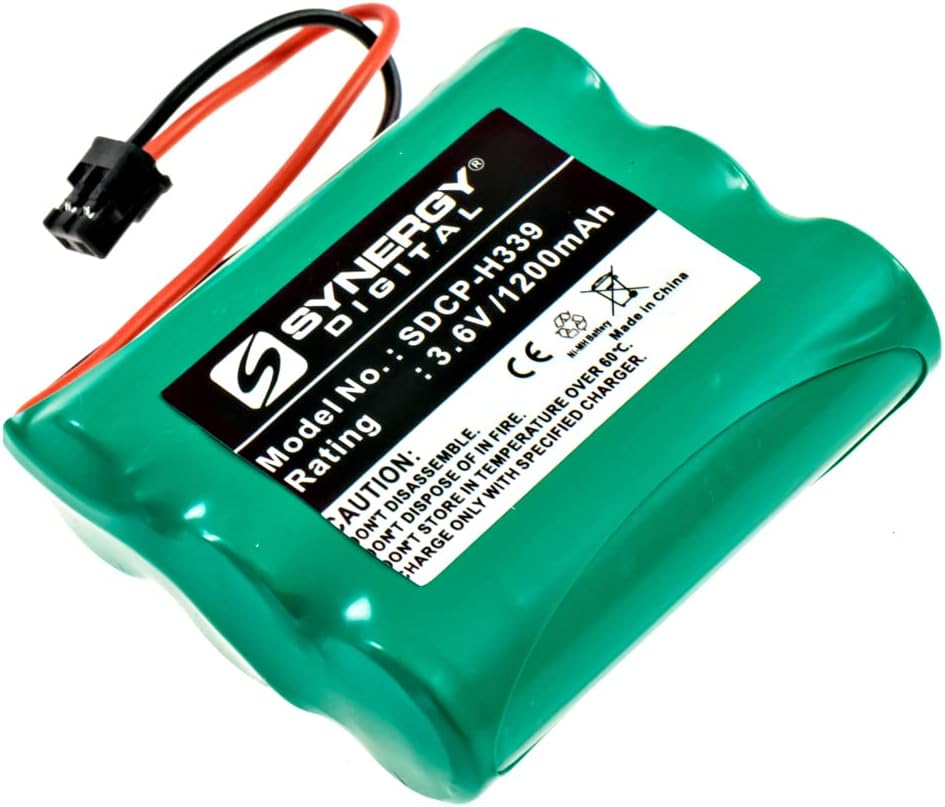 Amazon.com: Synergy Digital Cordless Phone Battery, Compatible with ...
