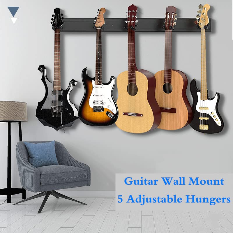 Guitar Keeper Bundle with 5 Guitar Hangers/Guitar Wall Mount /Guitar ...