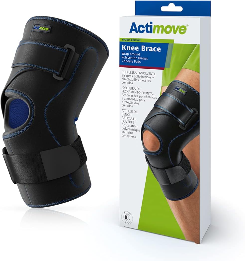 Actimove – Sports Edition – Wrap-Around Hinged Knee Brace – Provides ...