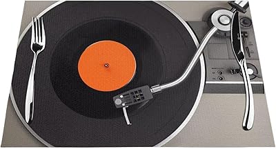 Amazon.com: 60 Pack Cassette Placemats Paper Placemats Disposable 16x ...