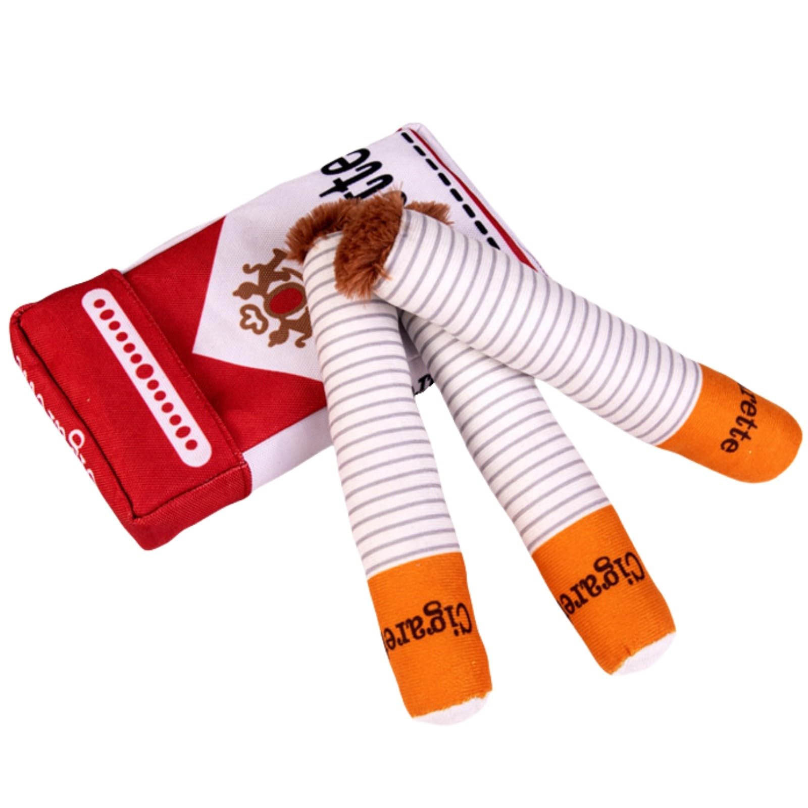 Amazon.com: MooGlamor Cigarette Dog Toy Cigarette Pack with 3 Pcs ...