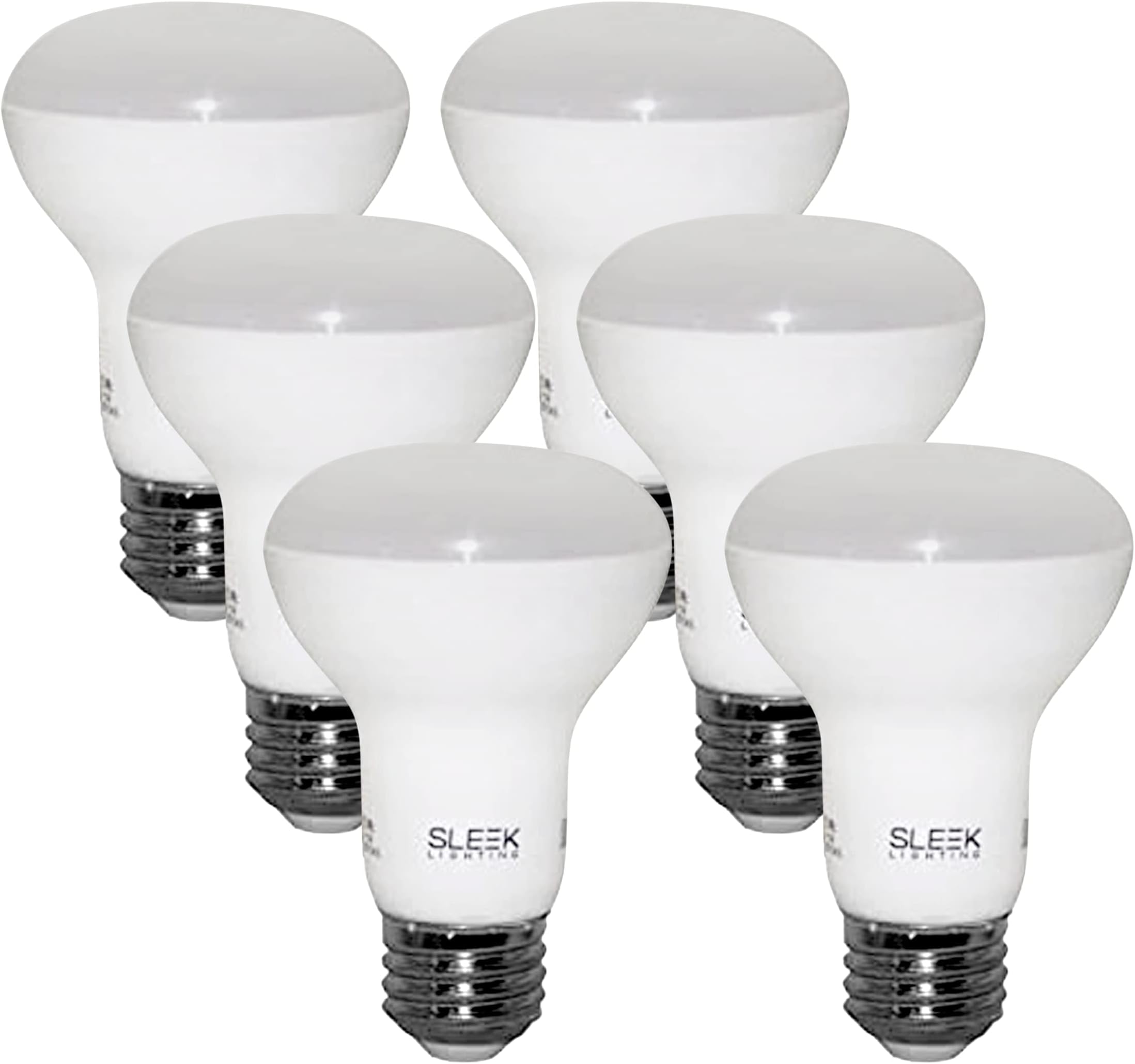 SLEEKLIGHTING BR20 6 Watt, LED Dimmable Wide Flood Light Bulb(110 ...