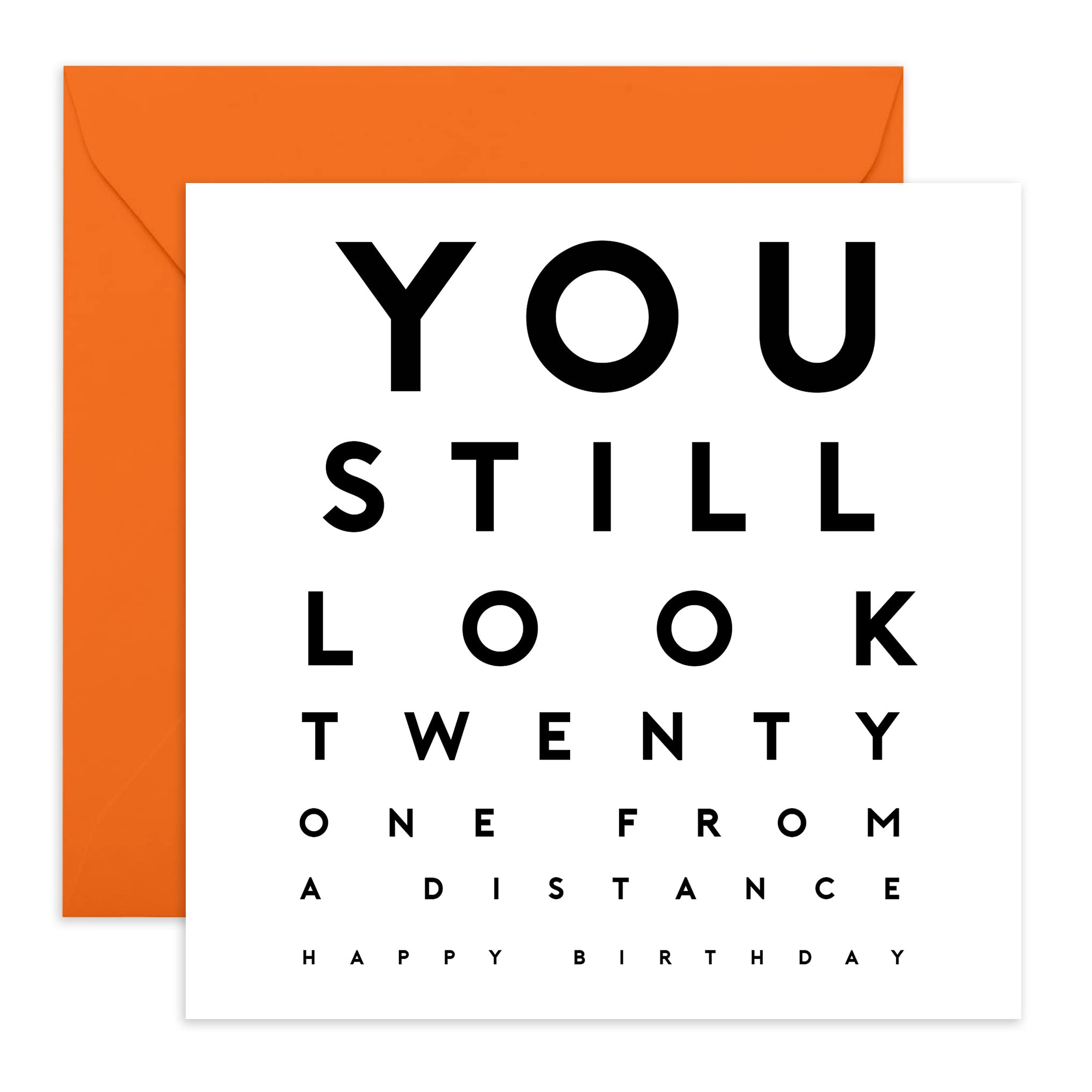 Funny Eye Test Card