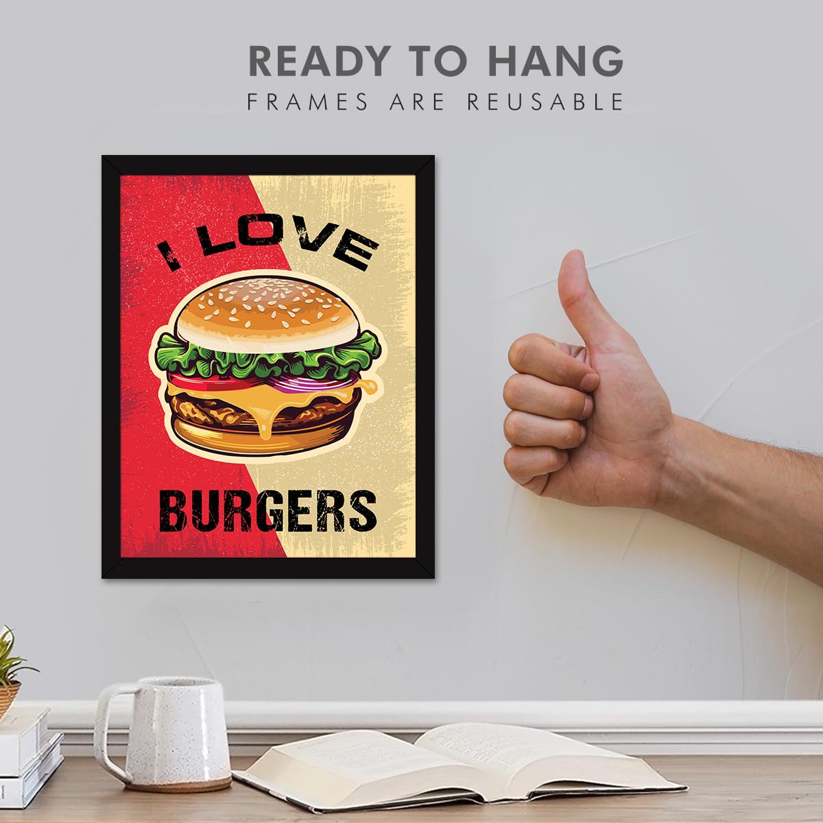 Burger Love Quotes Vector Food Inspirational And Advertising Slogan