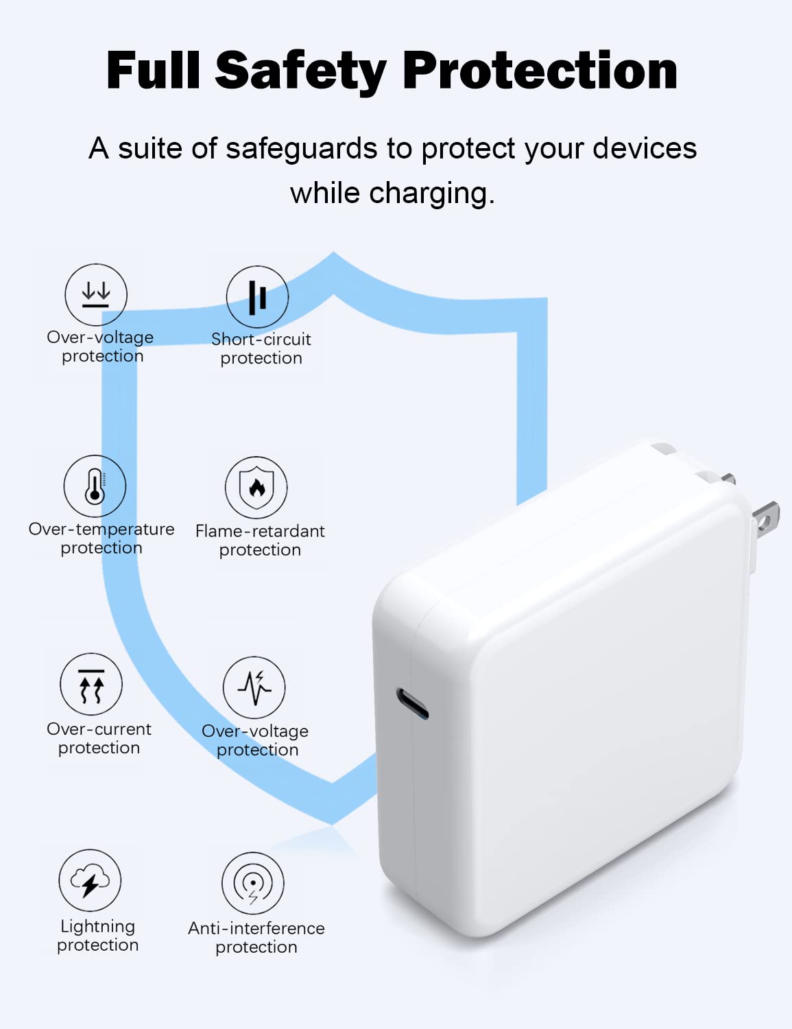 Mac Book Pro Charger - 110W USB C Fast Charger Compatible with MacBook ...