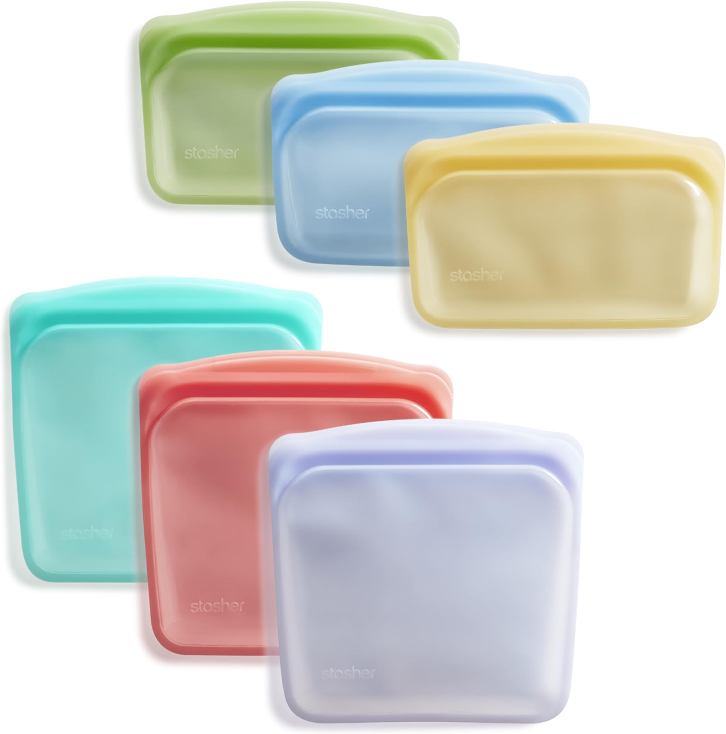 Amazon.com: Stasher Platinum Silicone Food Grade Reusable Storage Bag ...