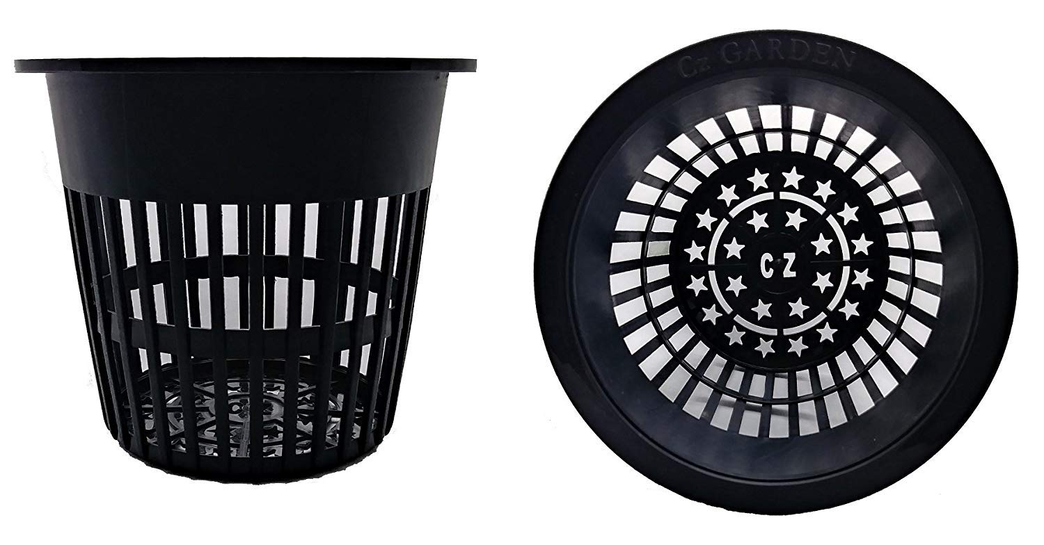 Amazon.com: 4 inch Net Pots Cz Garden All Star Round Heavy Duty Net ...