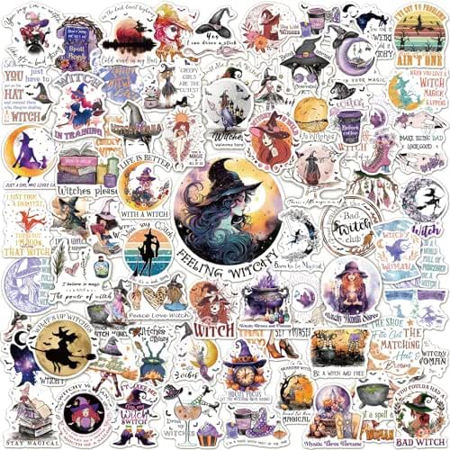 Amazon.com: MiStar 64 PCS Witchy Stickers, Aesthetic Stickers for ...
