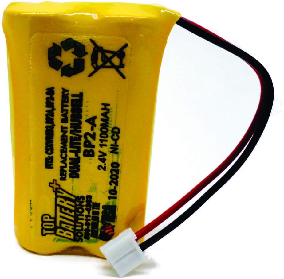 Amazon.com: Dual-LITE BP2-A Ni-CD 2.4v 1100mAh CSXWREB3 HUBBEL Battery ...