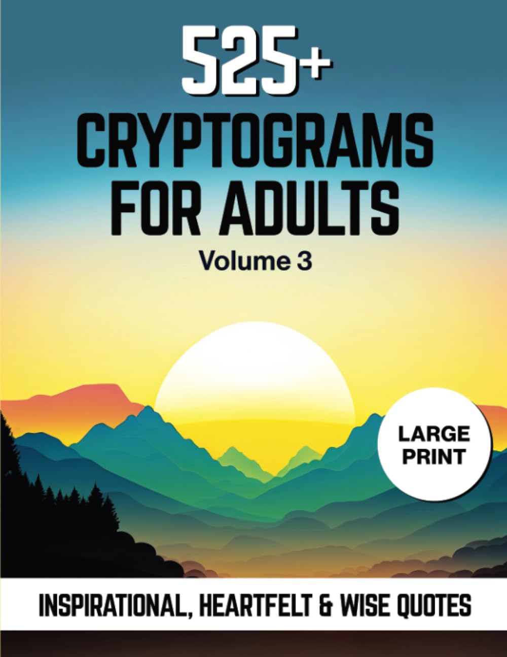 525+ Cryptograms For Adults Large Print: Sharpen Your Mind and Lift ...