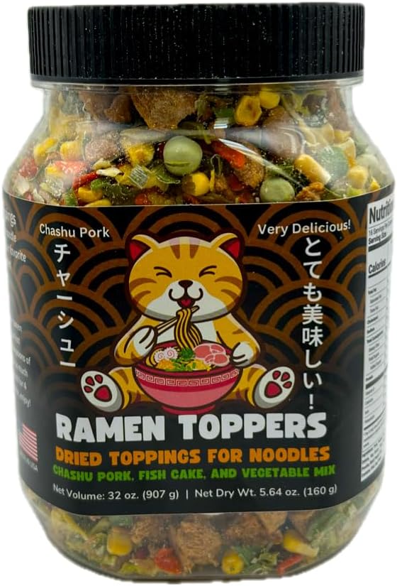 Amazon.com: Ramen Toppers -Dehydrated Toppings for Ramen Noodles ...