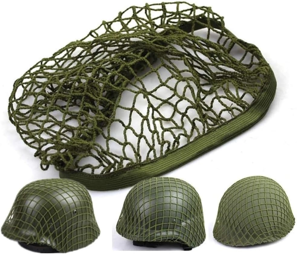 Amazon.com : WW2 Replica US M1 Helmet Thin Net Cover Webbing Tactical ...
