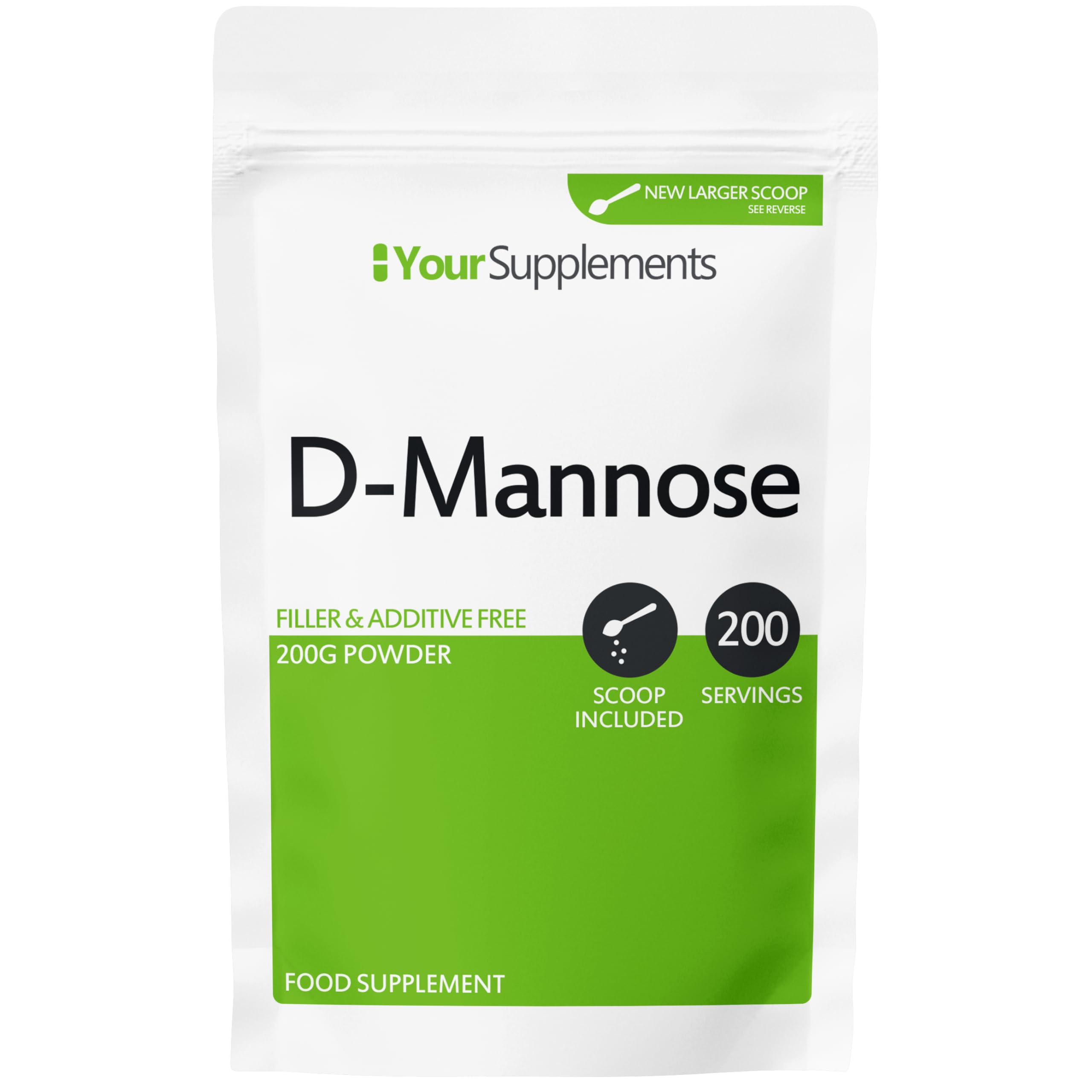 Your Supplements - D Mannose Pure Powder 200g | Natural & Non GMO ...