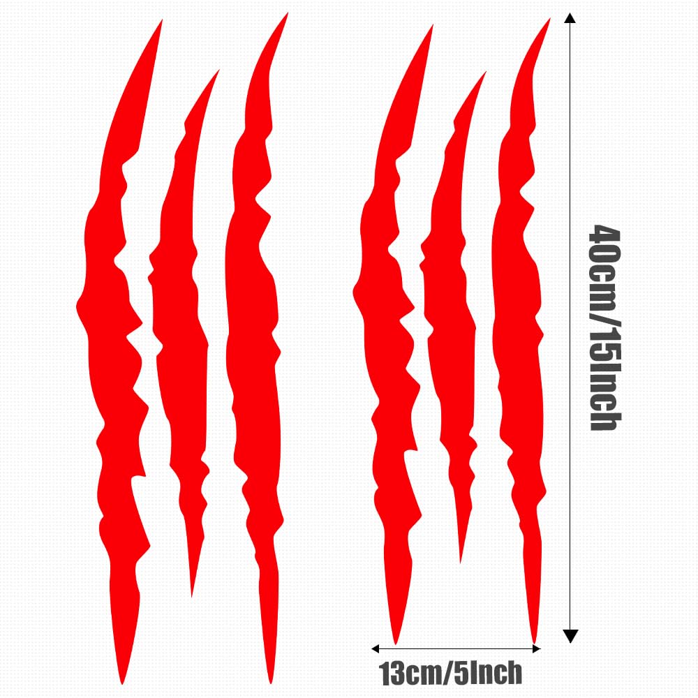 Snapklik.com : Car Claw Stickers, Car Headlight Stickers, Vinyl Claw ...