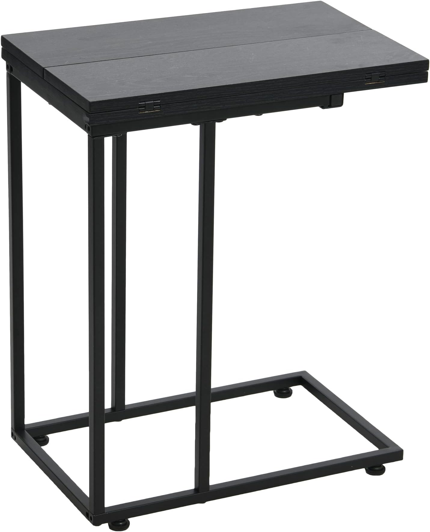 Amazon.com: Reclaimed Wood Look Finish Expandable Snack Side End Table ...