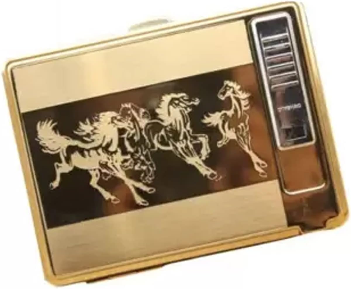 Amazon.com: 2 in 1 Cigarette Carry Case + Flameless Cigarette Lighter ...