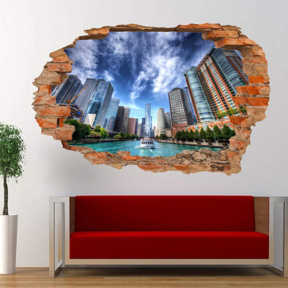 Amazon 3D Wall Stickers Canal River Wall Stickers 3D Art Mural amazon-3d-wall-stickers-canal-river-wall-stickers-3d-art-mural