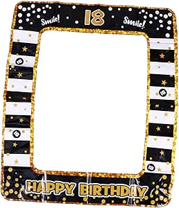 Amazon.com: Parliky 1pc Inflatable Photo Frame Birthday Picture ...