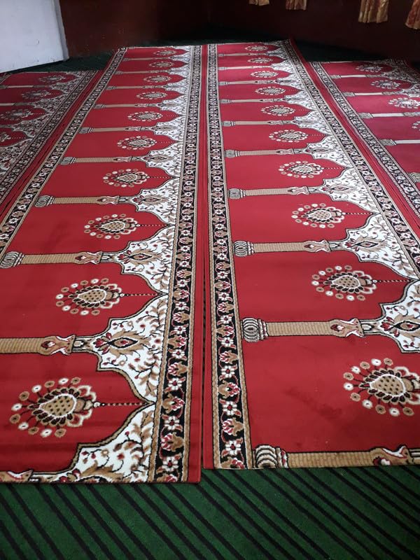 Buy Masjid Janamaz Carpet 4x70 feet - Machine Made Anti Skid Prayer Mat ...