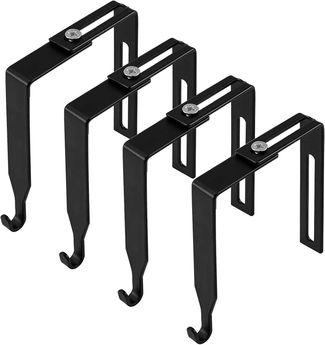 Amazon.com: vokoko 4 Pcs Adjustable Cubicle Hangers Over Door Hook ...