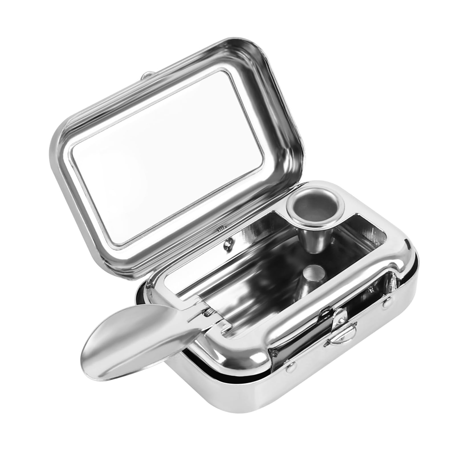 Portable Ashtray,Mini Travel Ashtray Metal Cigarette Pocket Ashtray for ...