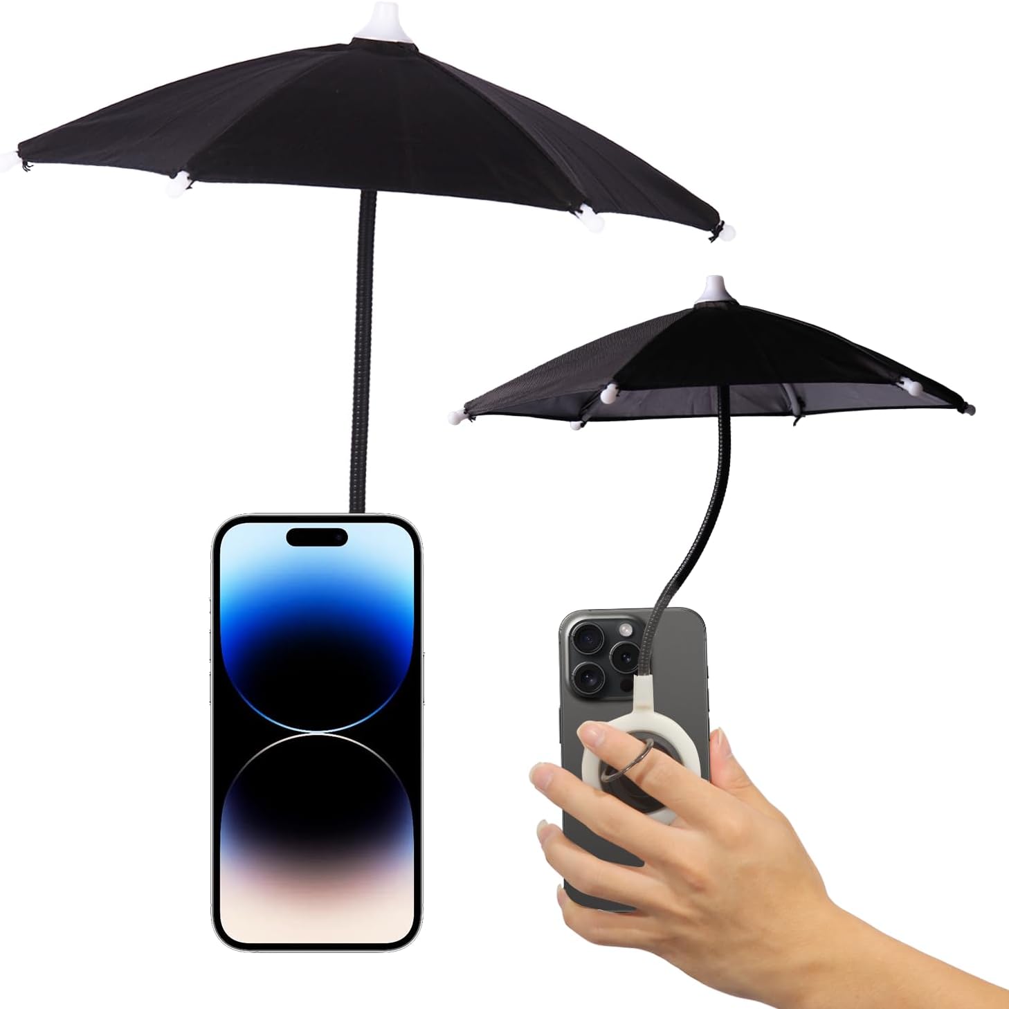 Amazon.com: TDTOK Phone Umbrella for Sun with Universal Adjustable ...