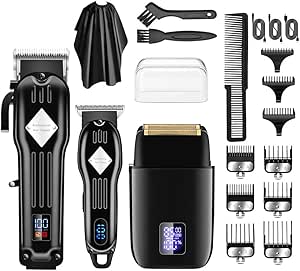Amazon.com: Roziapro Hair Clippers for Men Zero Gapped T-Blade Trimmer ...