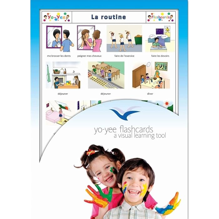 Buy Fiches de vocabulaire - La Routine - Daily Routines Flashcards in ...