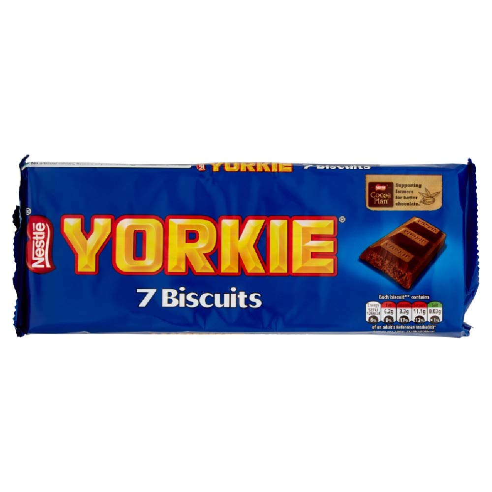 Buy Nestle Yorkie Biscuit Pack of 7. Seven Bourbon Biscuits Covered ...