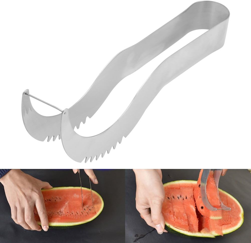 Amazon.com: New Watermelon Slicer Cutter Server Corer Scoop Stainless ...
