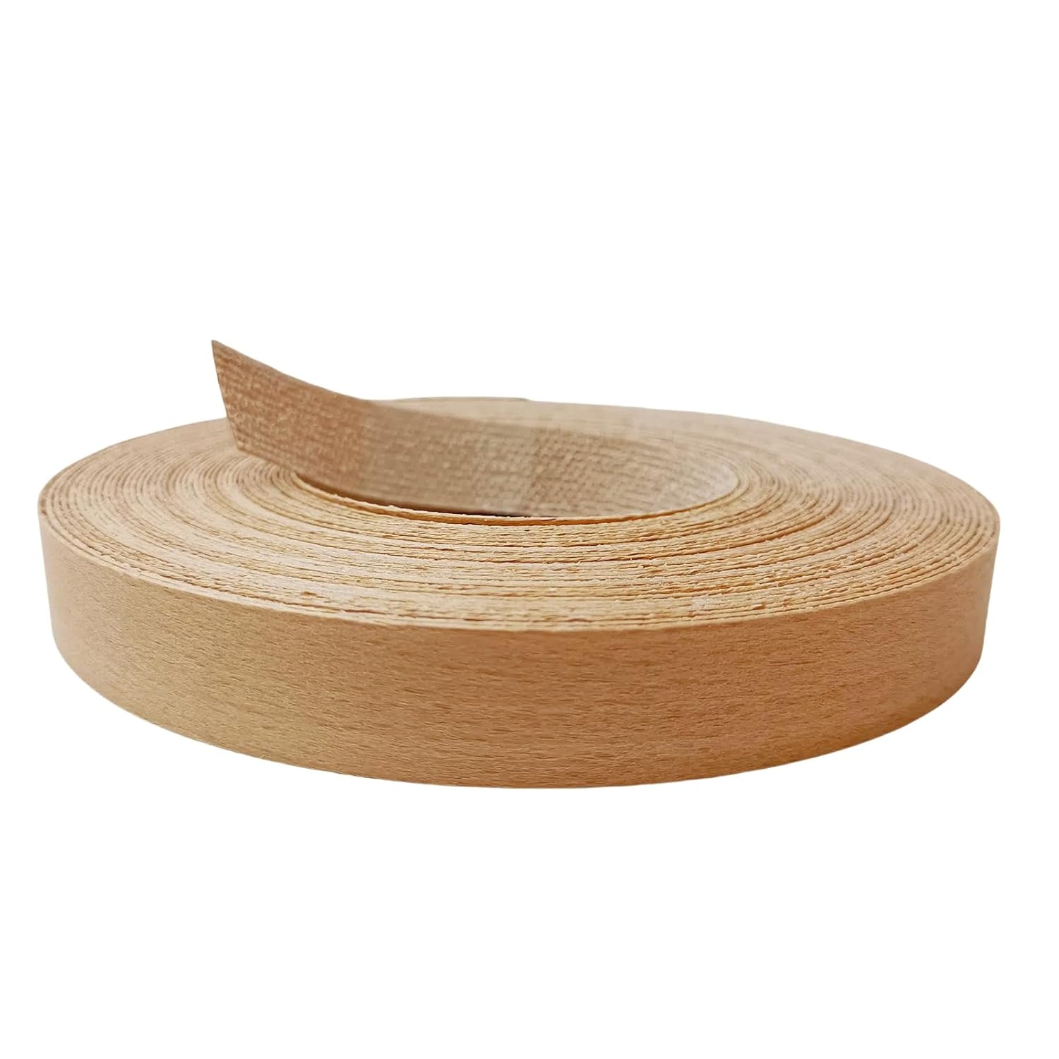 Beech Edge Banding 3/4" X 50' Roll,Preglued Iron On Wood Veneer Strips ...