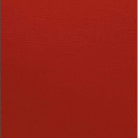 Bazzill Basics Paper 25 ScrapBooking Sheets Canvas Texture, Pomegranate ...