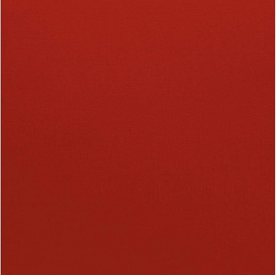 Bazzill Basics Paper 25 ScrapBooking Sheets Canvas Texture, Pomegranate ...