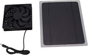 Amazon.com: Solar Panel Car Generation Panel Mobile Phone Fan Kit 5.5W ...