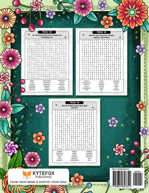 Snapklik.com : Mindfulness: Serene And Calming Word Search Puzzles For ...