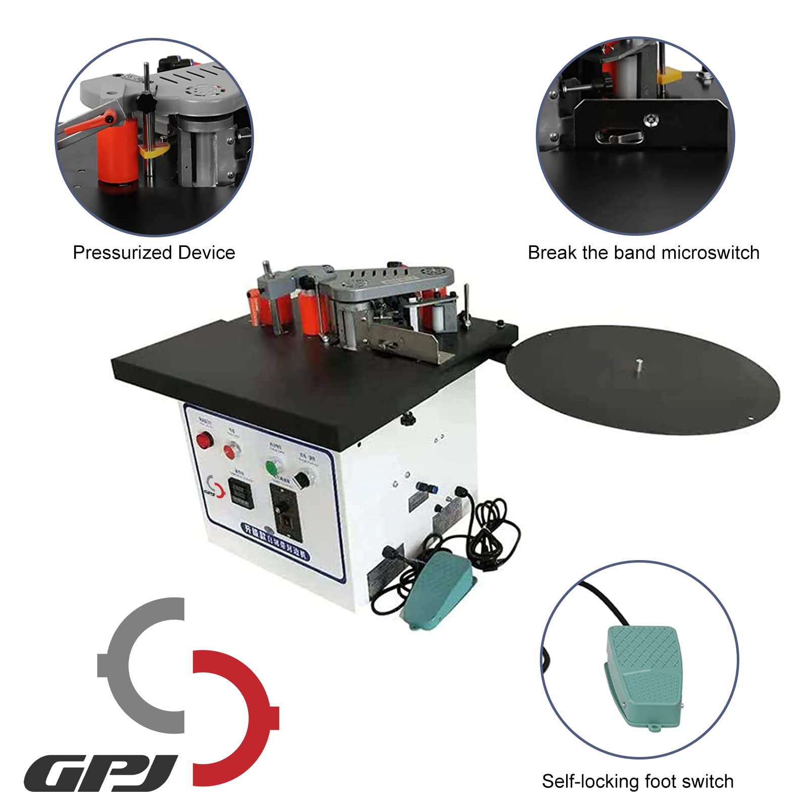 Snapklik.com : Benchtop Edge Bander, Woodworking Portable Edge Bander ...