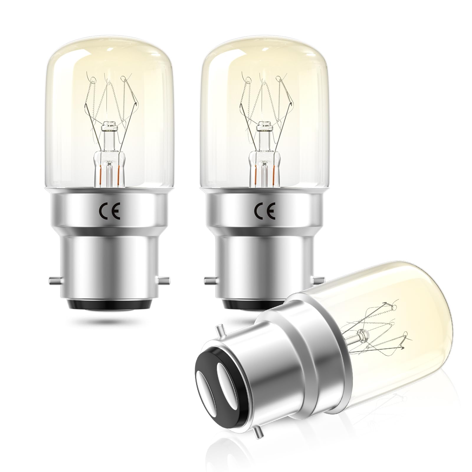 Luxvista Pygmy Bulb 15W BC B22 Large Bayonet Cap Clear Pygmy Light Bulb ...