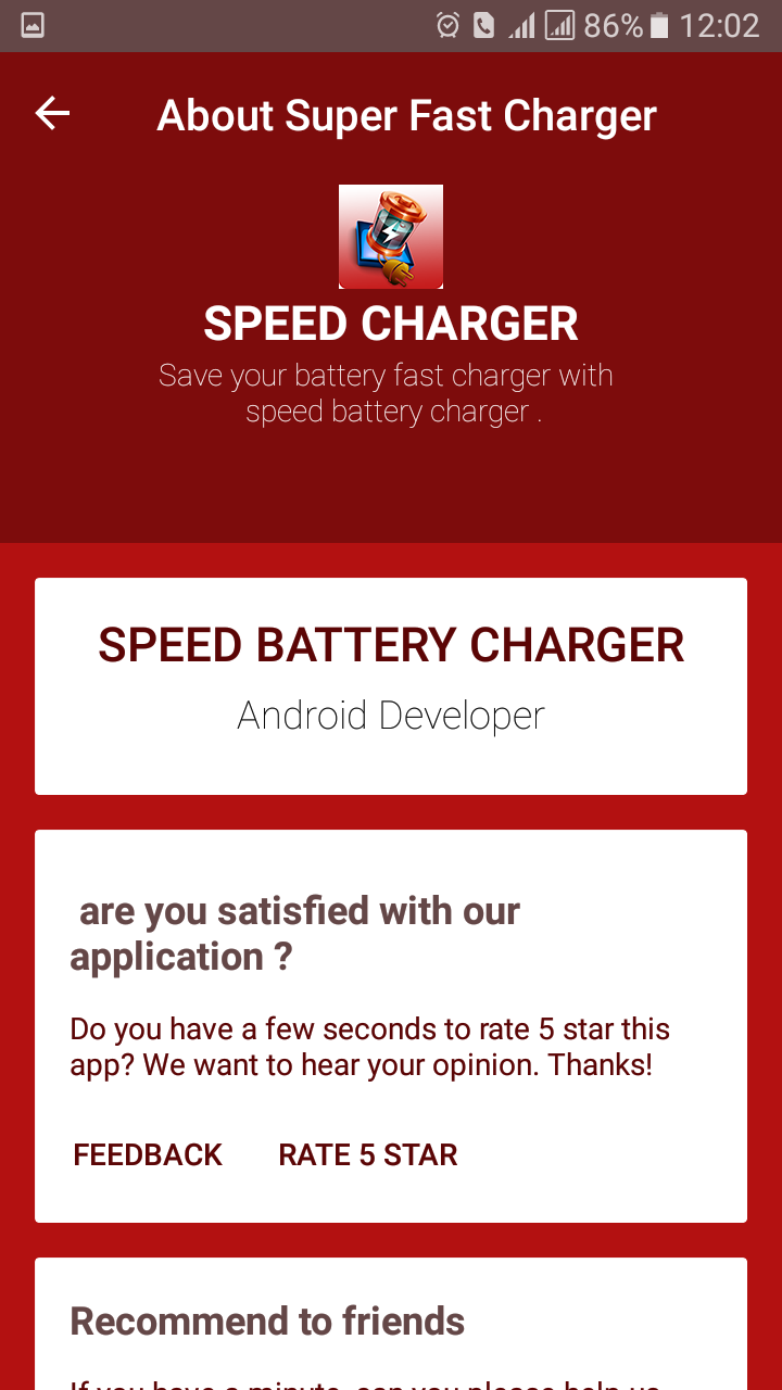 speed battery charger - App on Amazon Appstore