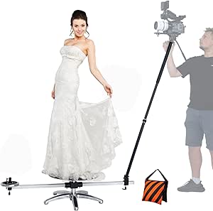 Amazon.com: 360 Degree Large Photography Turntable,440LB Load Camera ...