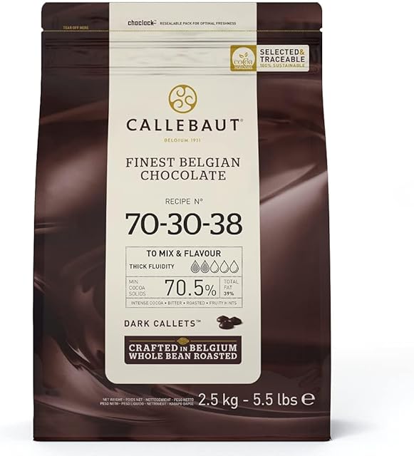 70 30 38 Finest Belgian Dark Chocolate Couverture Callets 70 ...