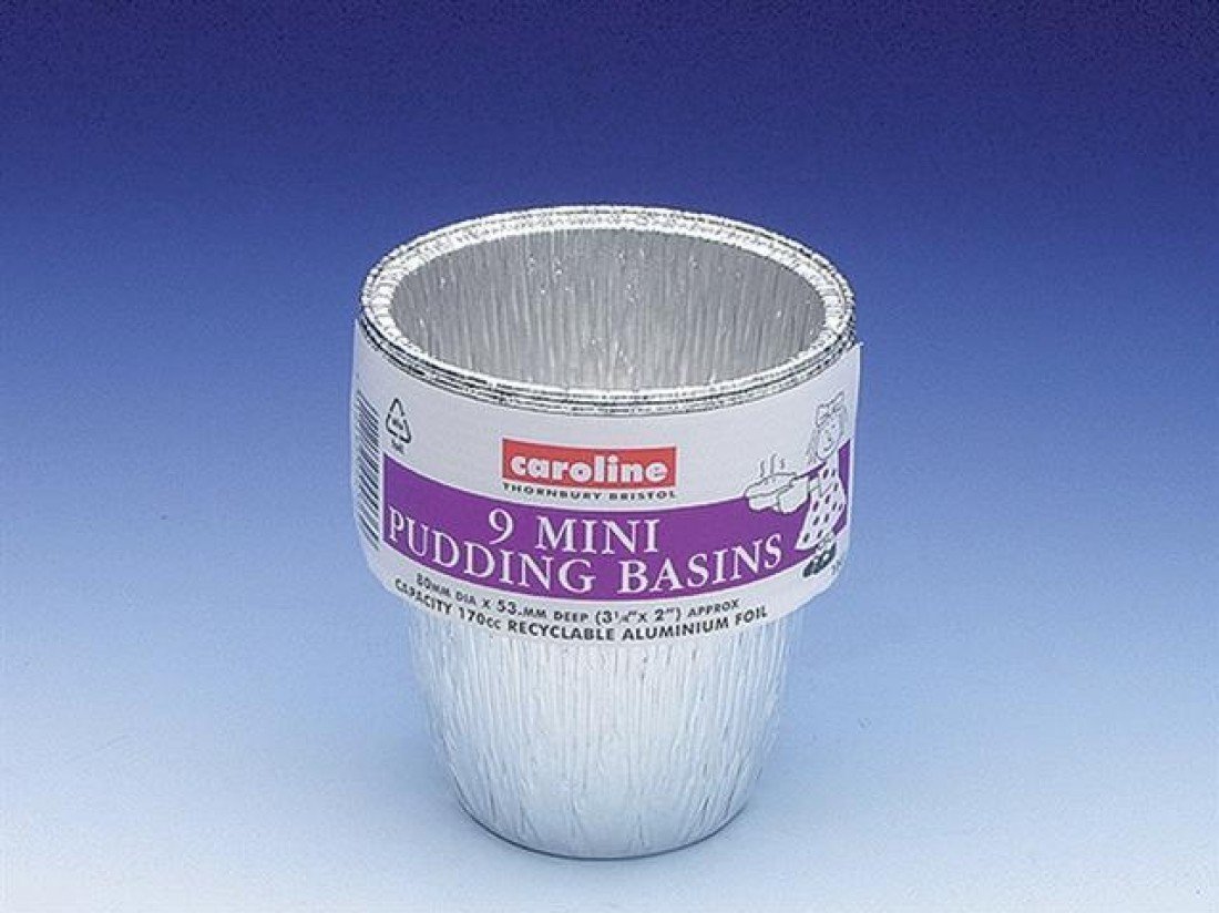 Caroline Foil Mini Pudding Basin 6oz X9 : Amazon.co.uk: Home & Kitchen
