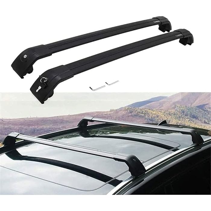 Buy Aluminum Roof Rack Cross Bar Rail for Suzuki Vitara 2015-2020 ...
