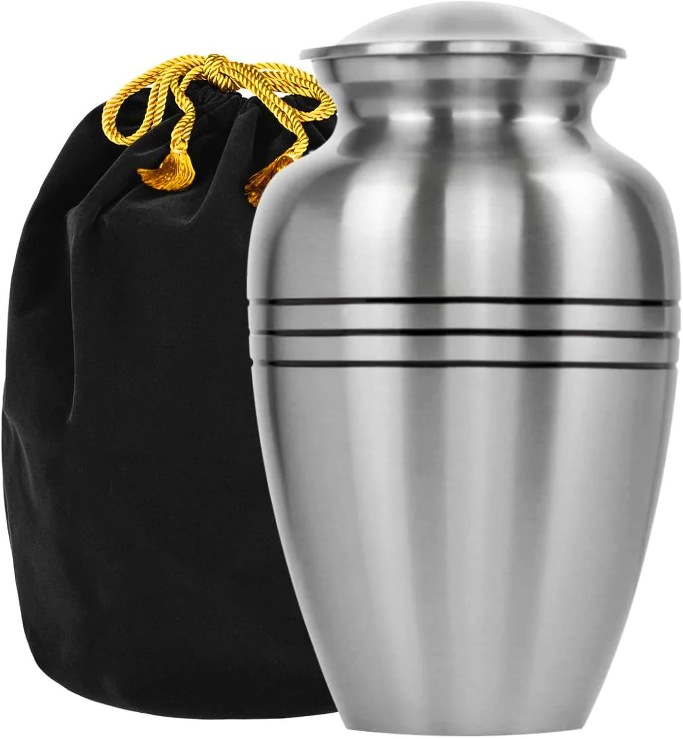 Amazon.com: URNS OF DIGNITY Cremation urn Ring of Love Pewter Classic ...