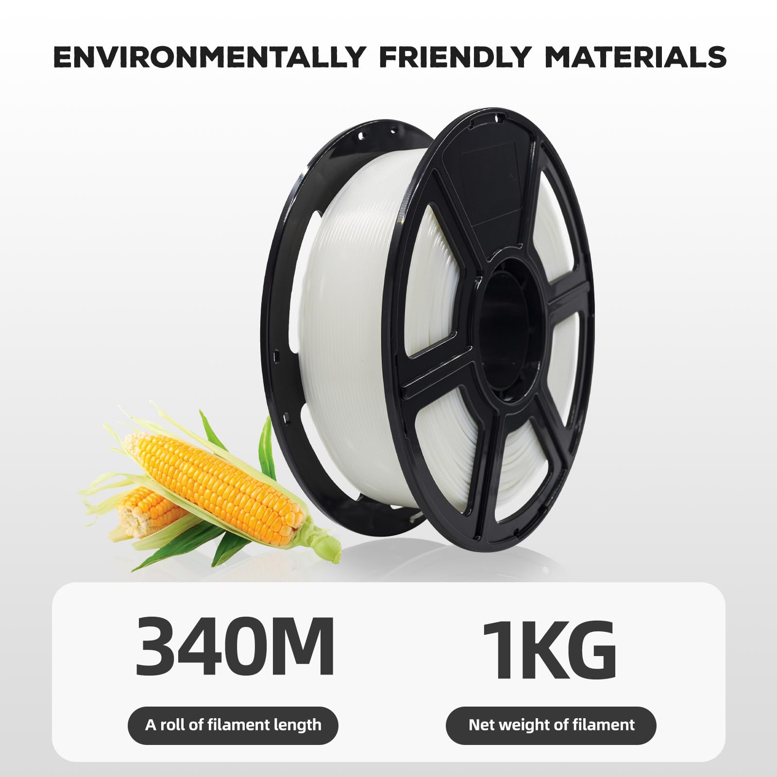 Snapklik.com : FLASHFORGE PLA Filament 1.75mm, 3D Printer Filament 1kg