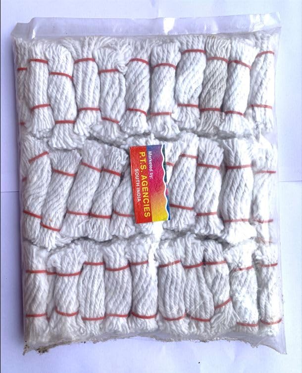 Buy PTS CLW60 Cotton Lamp Wicks/Pooja Wicks/Vilakku thiri/Panju thiri ...